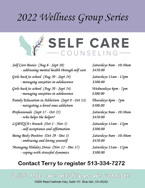 Groups - Self Care Counseling
